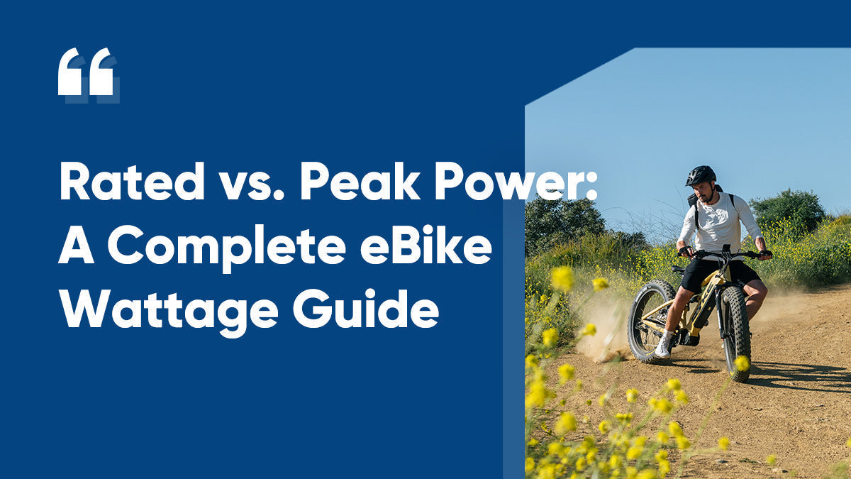 Rated vs. Peak Power: A Complete eBike Wattage Guide – CYKE Bikes