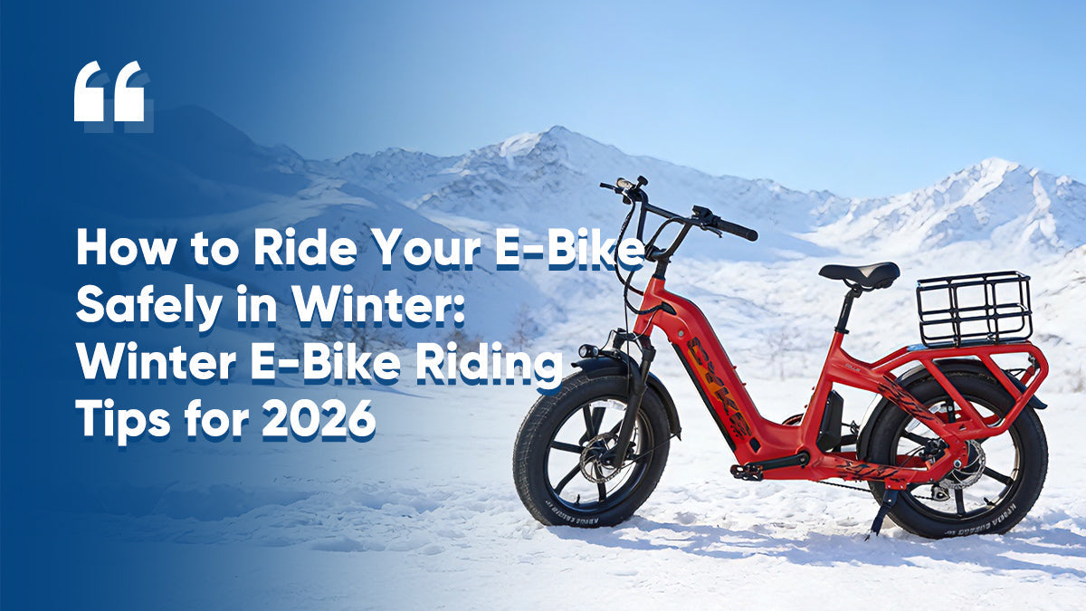 How to Ride Your E-Bike Safely in Winter: Winter E-Bike Riding Tips fo ...