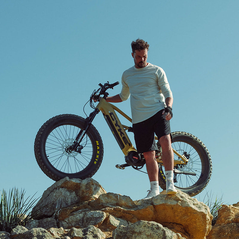 CYKE Falcon X Full Suspension EMTB | Mid-Drive Motor Ebike – CYKE Bikes