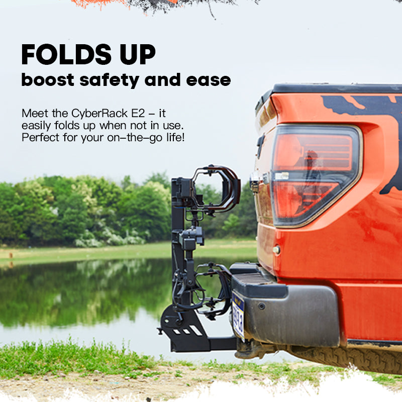 CRAVOT CyberRack E2 Hitch Bike Rack | 200 lbs, Foldable Design – CYKE Bikes