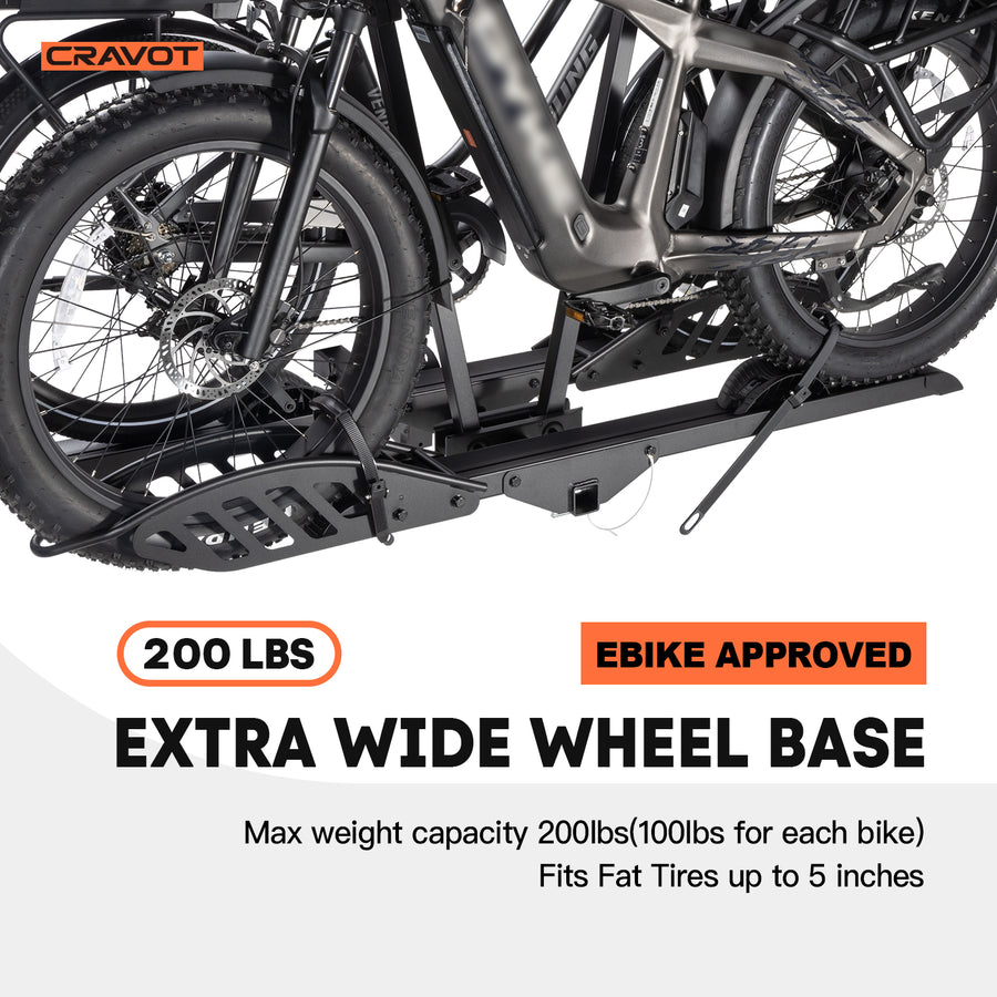 CRAVOT CyberRack E2 Hitch Bike Rack – CYKE Bikes