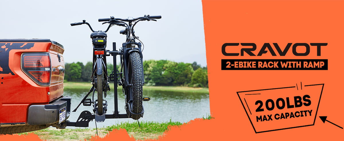 CRAVOT CyberRack E2 Hitch Bike Rack | 200 lbs, Foldable Design – CYKE Bikes