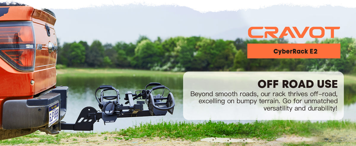 CRAVOT CyberRack E2 Hitch Bike Rack | 200 lbs, Foldable Design – CYKE Bikes