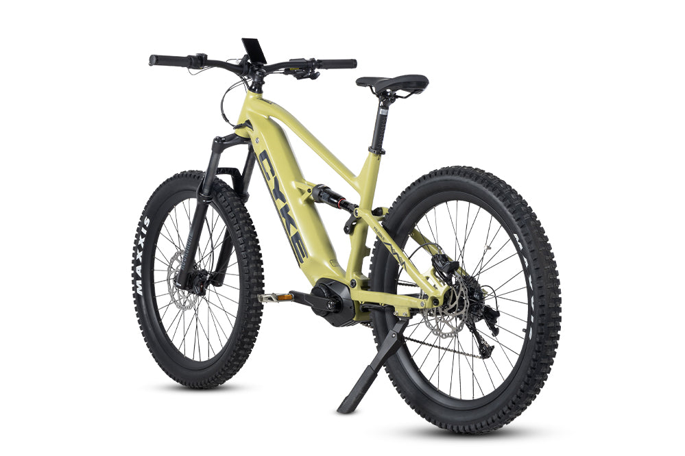 CYKE Falcon A Full Suspension EMTB | Mid-Drive Ebike For Off-Road ...