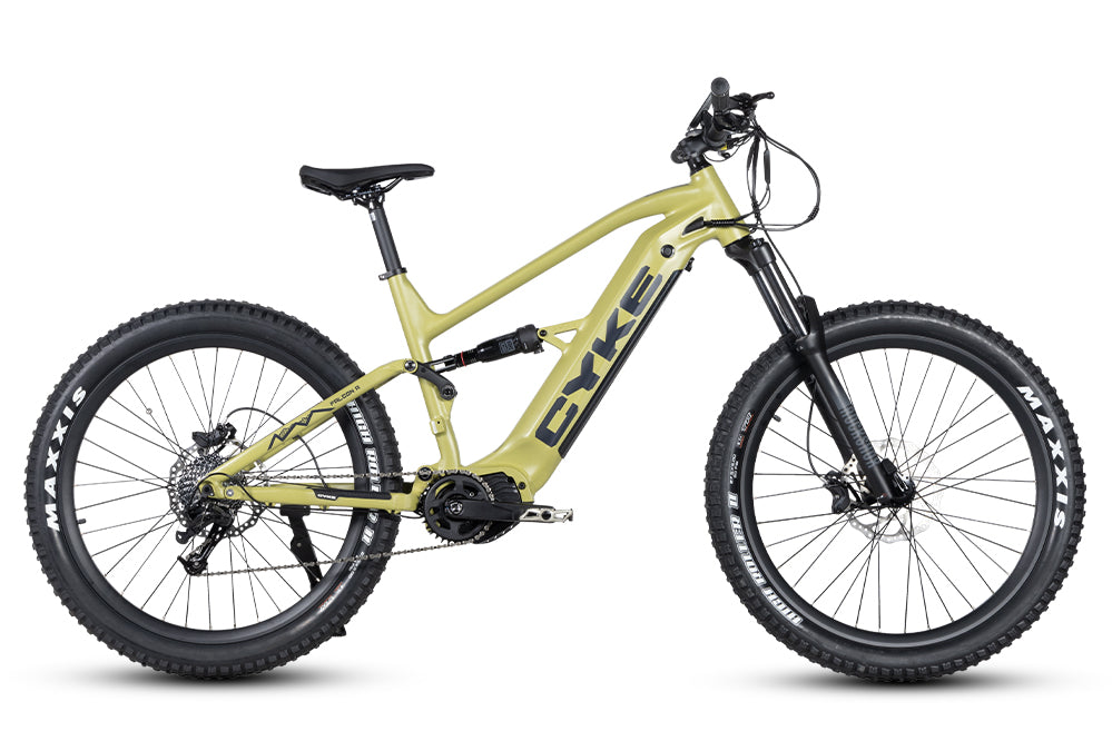 CYKE Falcon A Full Suspension EMTB | Mid-Drive Ebike For Off-Road ...