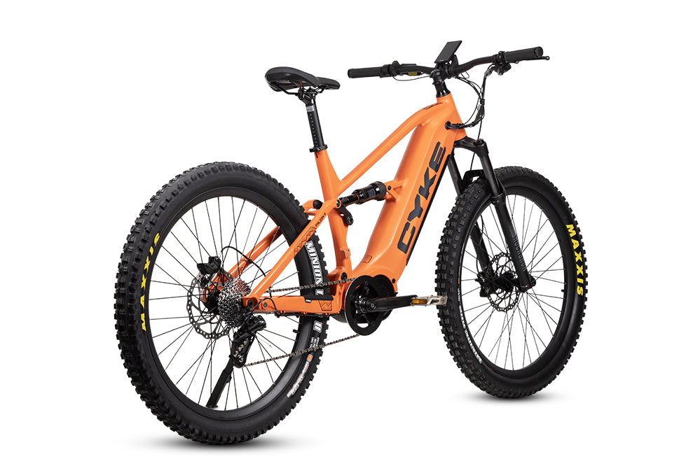 CYKE Falcon S Full Suspension EMTB | Mid-Drive Fat Tire Ebike – CYKE Bikes