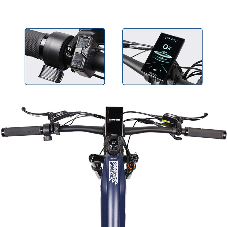 CYKE Falcon A Full Suspension EMTB | Mid-Drive Ebike For Off-Road ...