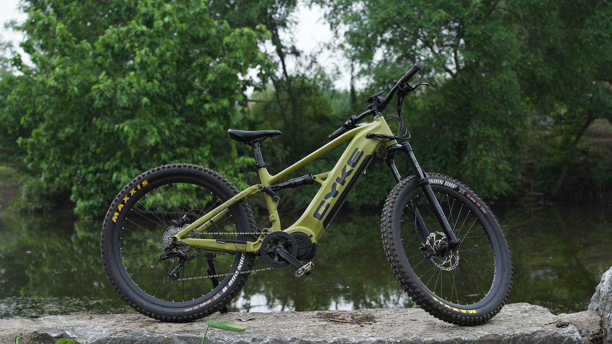 CYKE Falcon A Full Suspension EMTB | Mid-Drive Ebike For Off-Road ...