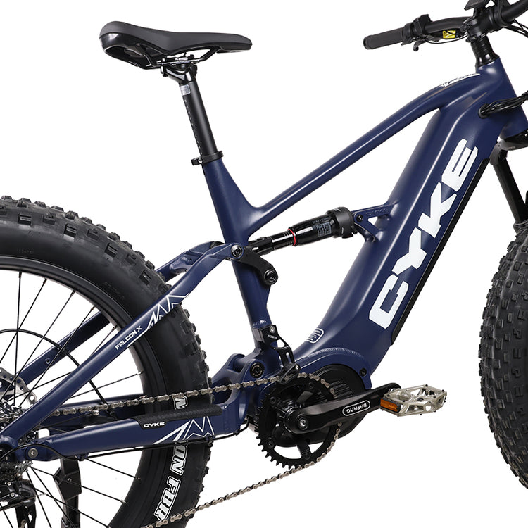 CYKE Falcon X Full Suspension EMTB | Mid-Drive Motor Ebike – CYKE Bikes