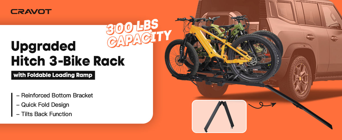 CRAVOT CyberRack S2 Hitch Bike Rack – CYKE Bikes