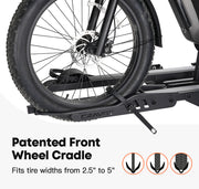 CyberRack E2 PLUS Hitch Bike Rack | 2’’ Receiver, 200 LBS Capacity ...