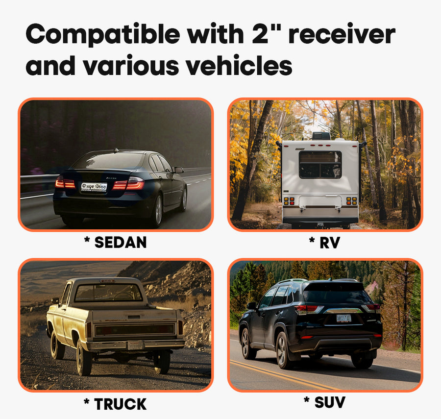 CyberRack E2 PLUS Hitch Bike Rack | 2’’ Receiver, 200 LBS Capacity ...