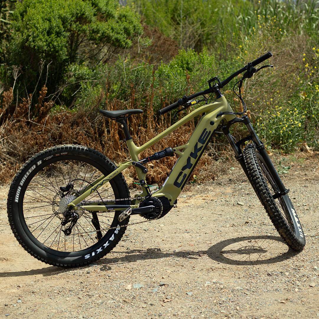 CYKE Falcon A Full Suspension EMTB | Mid-Drive Ebike For Off-Road ...