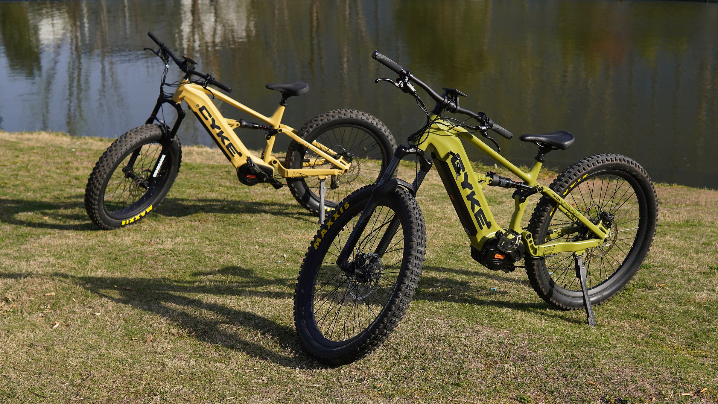 Falcon S Full Suspension Ebike – CYKE Bikes